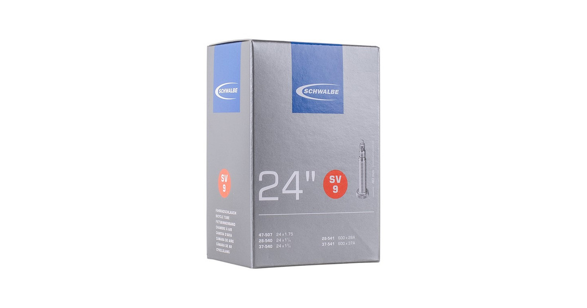 Sisärengas 24" SCHWALBE SV9 (28-47x507-541) Presta 40 mm