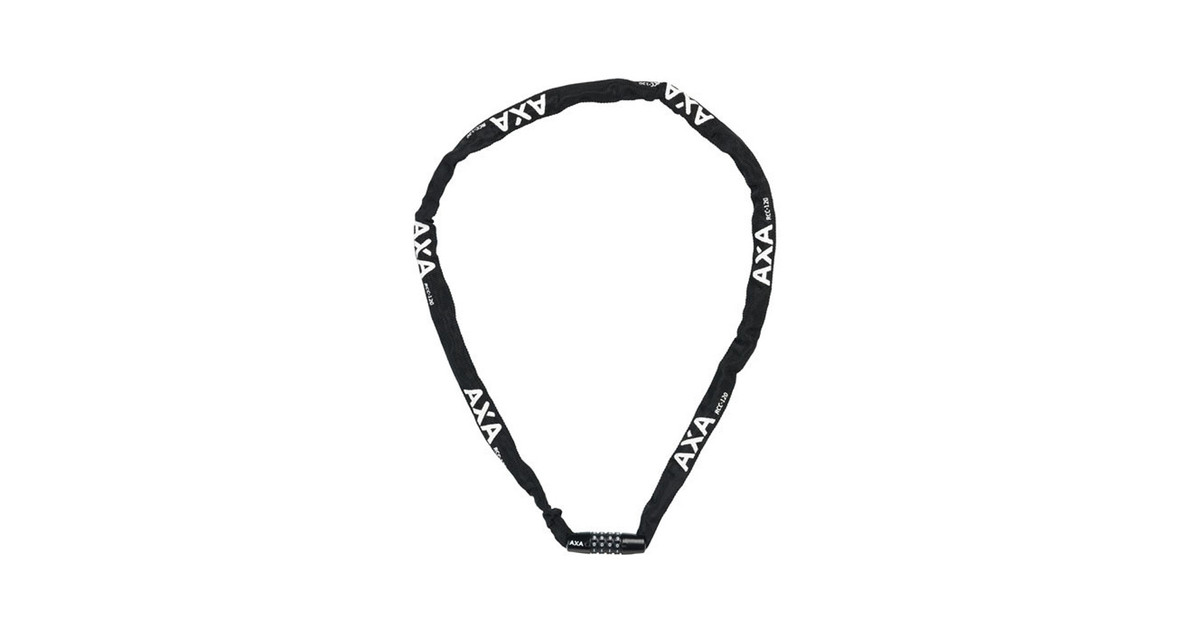 Ketjulukko AXA Rigid 120 koodilla, musta