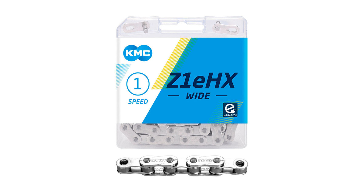 Ketju 1-v KMC Z1eHX Wide EPT, 1/2 x 1/8", 112L | eBikeparts