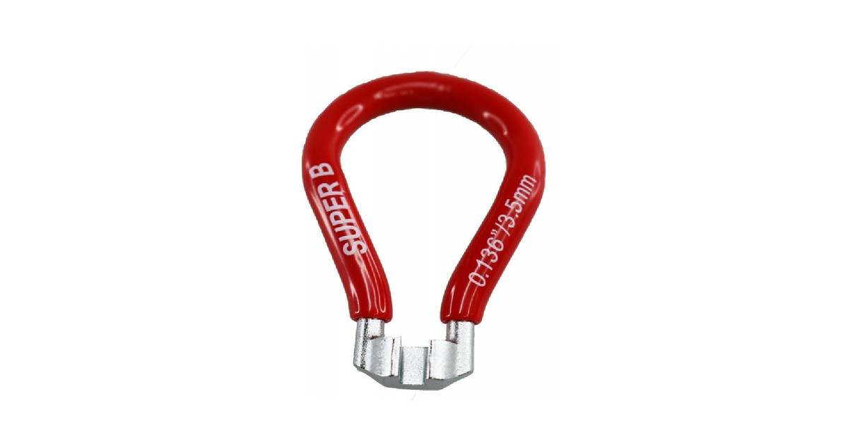 Super B Pinna-avain 3,45mm, punainen