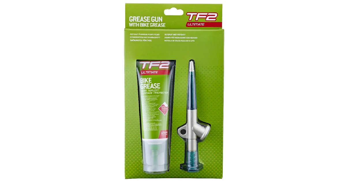 Order Weldtite TF2 Bike Grease Teflon 125ml and Grease Gun